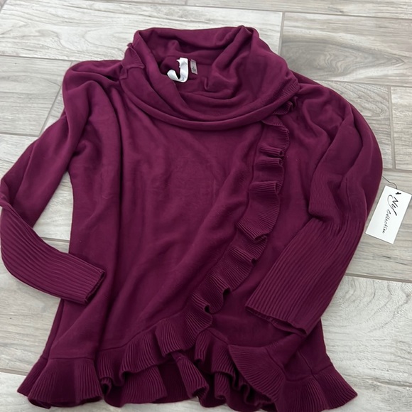 NY Collection | Sweaters | Nwt Plum Sweater | Poshmark